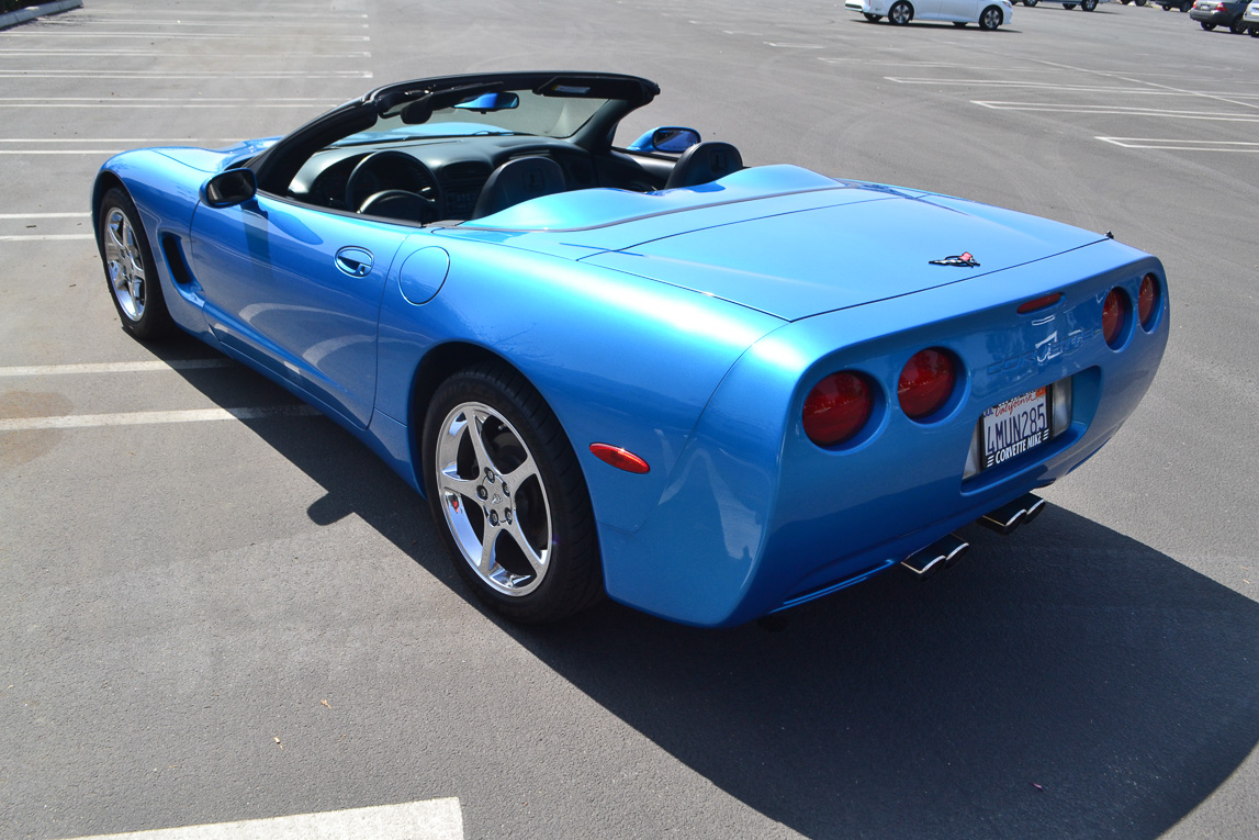 Featured Car of the Week: Rare 2000 Nassau Blue Convertible Corvette ...
