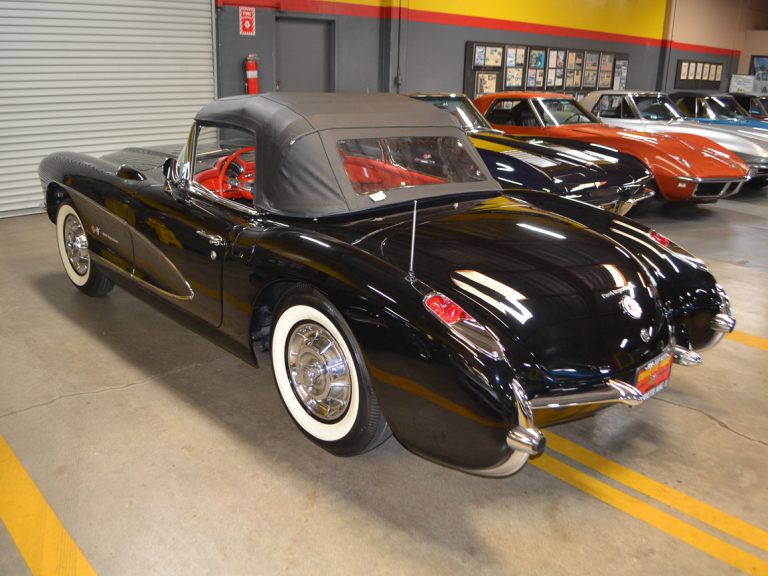 Featured Corvette: 1957 Tuxedo Black Corvette Fuel Injected Convertible ...
